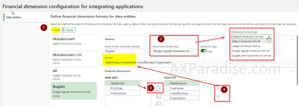 How to add financial dimensions column mapping in excel template(office ... How to add financial dimensions column mapping in excel template(office ...